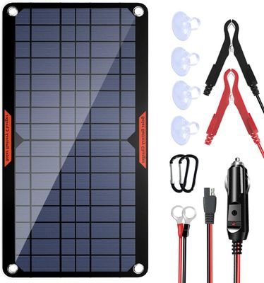 Powered Trickle 12V Solar Battery Charger Panel Waterproof 10W